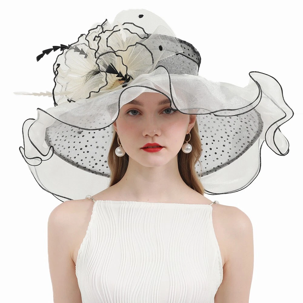 Ladies White Hat