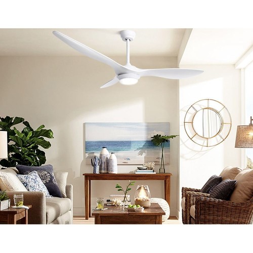 3-Colour Lighting Ceiling Fan DC Motor Reverse Cycle with Remote ...