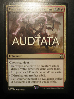 mtg magic Commandement de Kolaghan's Command FRENCH vf fr commander | eBay