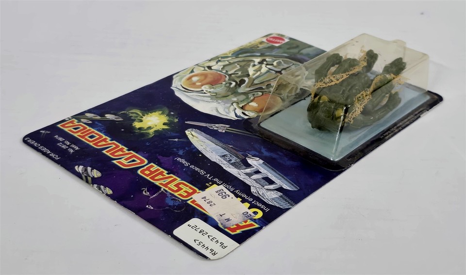 A-76 MINT ON CARD VINTAGE 70'S MATTEL BATTLESTAR GALACTICA OVION FIGURE ...