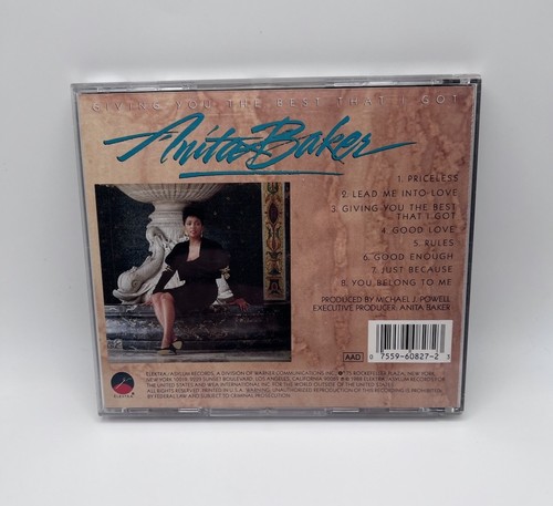 Anita Baker CD Giving You the Best I Got (9 60827-2) R&B/Soul Singer VG ...