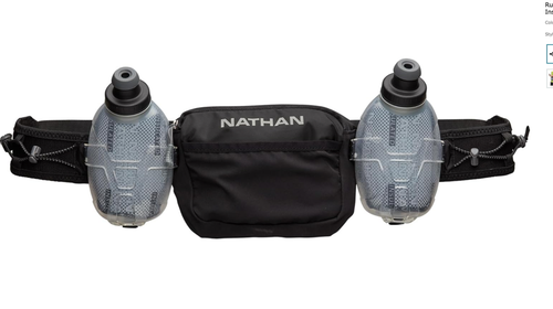 Nathan Running Belt Hydration with Flasks, Storage Pockets, Trail Mix ...