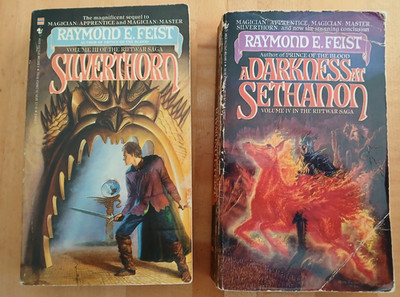 Raymond Feist The Riftwar Saga Volume III Silverthorn & Vol IV Darkness ...