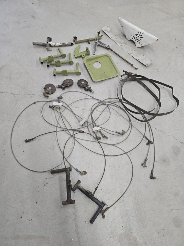 Aeronca CHAMP 7AC Pedals Cable Control Panel Parts LOT AIRCRAFT ...