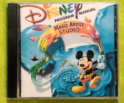 Disney's Magic Artist Studio (Windows/Mac, CD-ROM, 1999) WIN98 SEALED ...