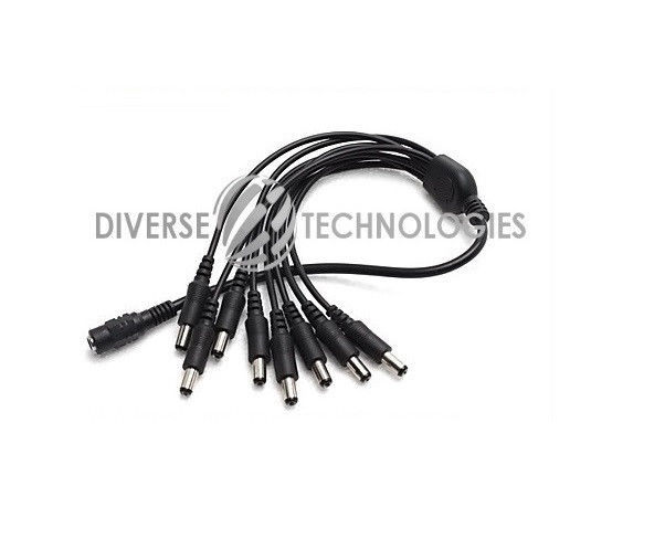 DC 8 Way CCTV Power Splitter for Security Cameras (2*Splitters) | eBay