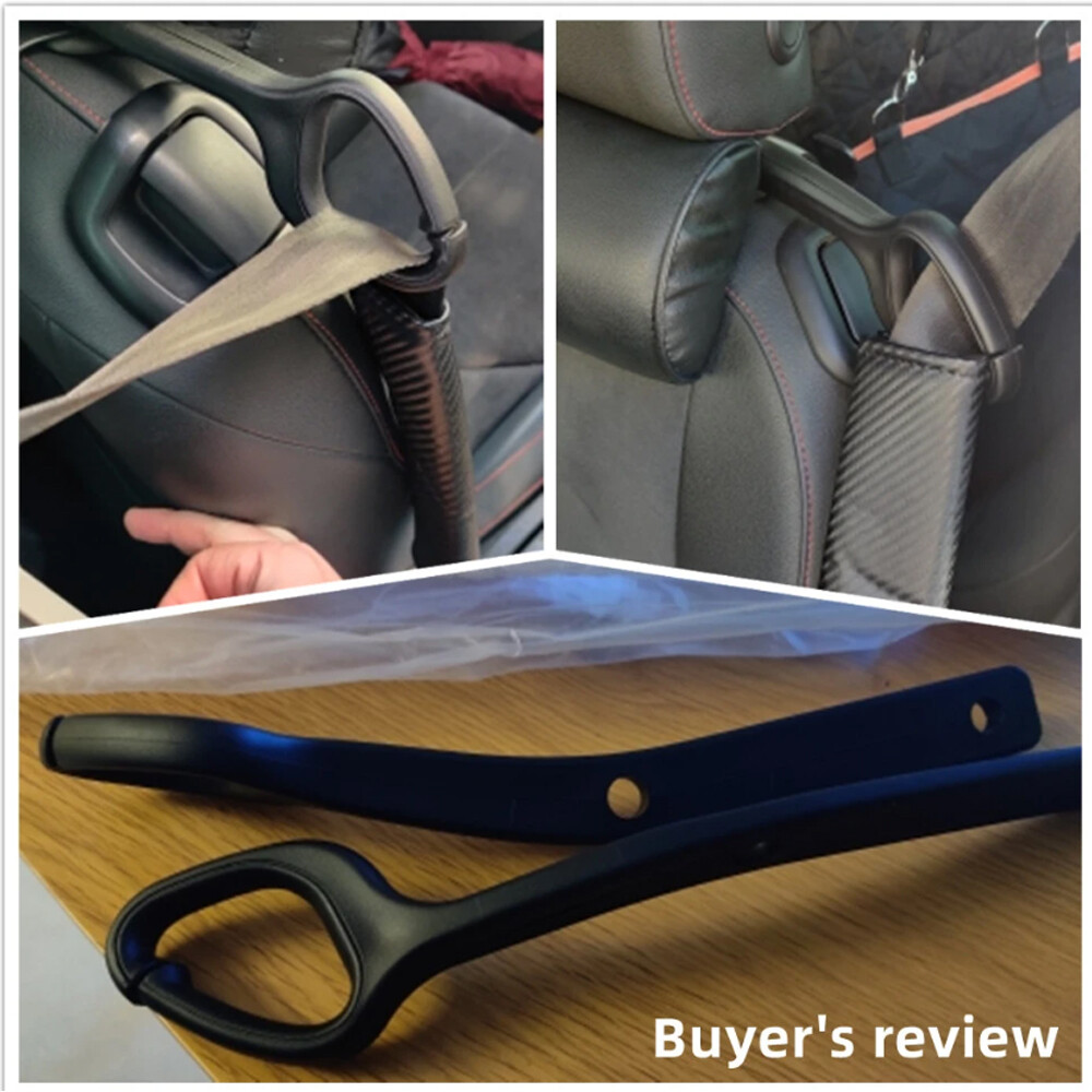 2PCS Front Seat Belt Holder Extension Guide For Ford Mustang EcoBoost ...