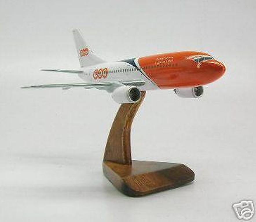 Boeing 737 Wooden Airplane Model B737 Mahogany Wooden Model