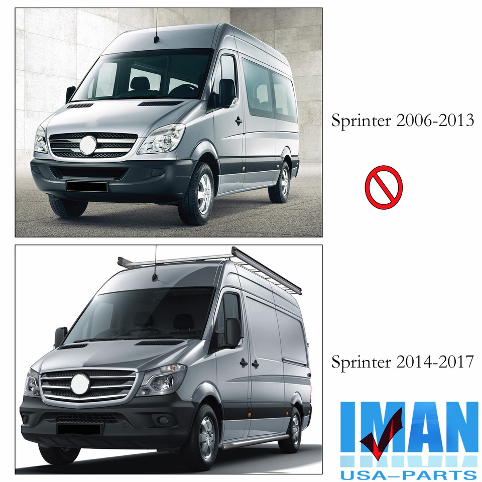 Black GTR Front Bumper Grille Grill For Mercedes Benz W906 Sprinter ...