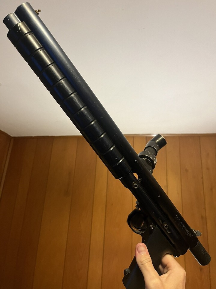 Vintage Short Brass Eagle Nightmare paintball stock, Case Upgrades By ...
