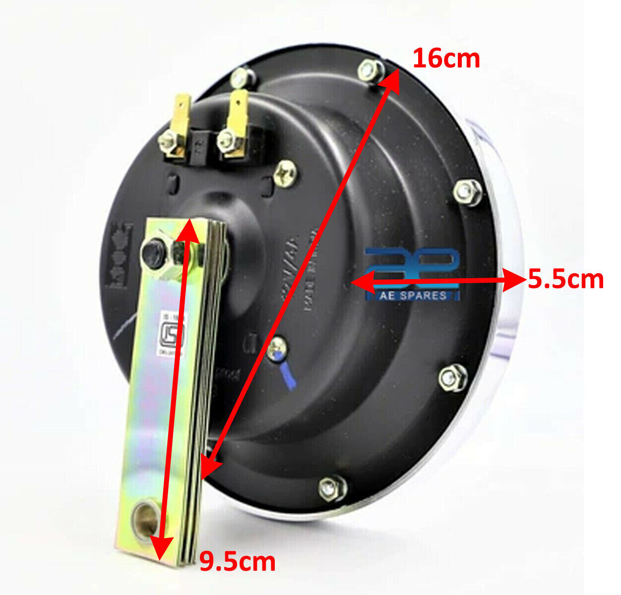 Roots Megasonic High Tone Horn 395 HZ 12V Horn For Car Jeeps Motorcycle ...