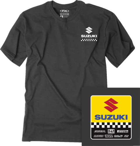 FACTORY EFFEX Suzuki Starting Line T-Shirt - Heather Charcoal - XL 27-87406 | eBay