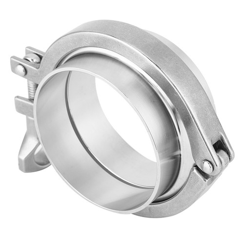 3 Inch Clamp 76mm Pipe Sanitary Stainless Steel Ferrule Union Set ...