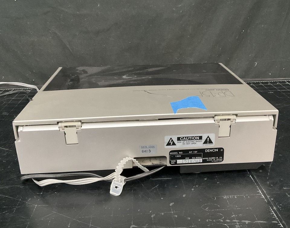 Denon DP-15F Microprocessor Controlled Fully Automatic /Servo Tracker ...