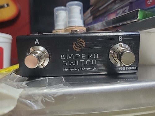 Dual Footswitch Pedal Momentary 2-Way Pedal Switcher Foot FS-1(Ampero ...