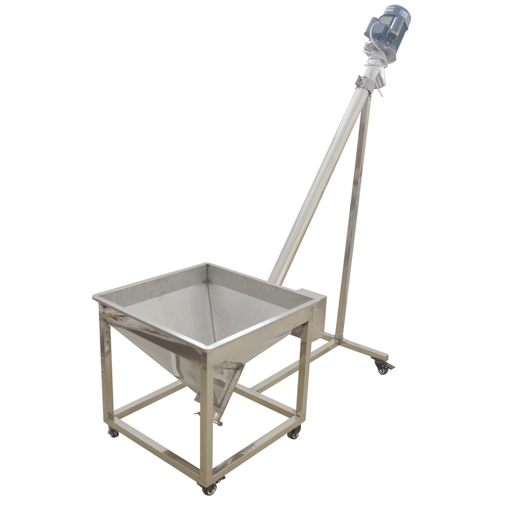 Helical Auger Conveyor Portable Spring Conveying Particle Feeder 220V ...