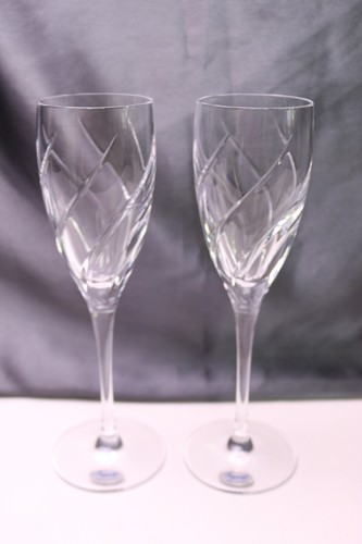 Rogaska Juliet Tourbillon Coupe 9 " x 6cm Vin Eau Gobelet Verres Set 2 ...