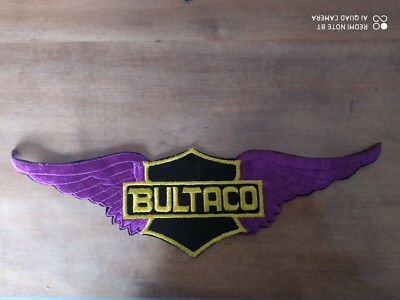 BULTACO - AILE - PATCH ECUSSON ROCK BIKER MOTO - vintage année 80 ...