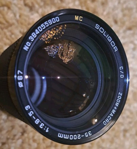 Soligor C/D 35-200mm 1: 3.8-5.3 MC Zoom + Macro Lens - With Both Caps ...