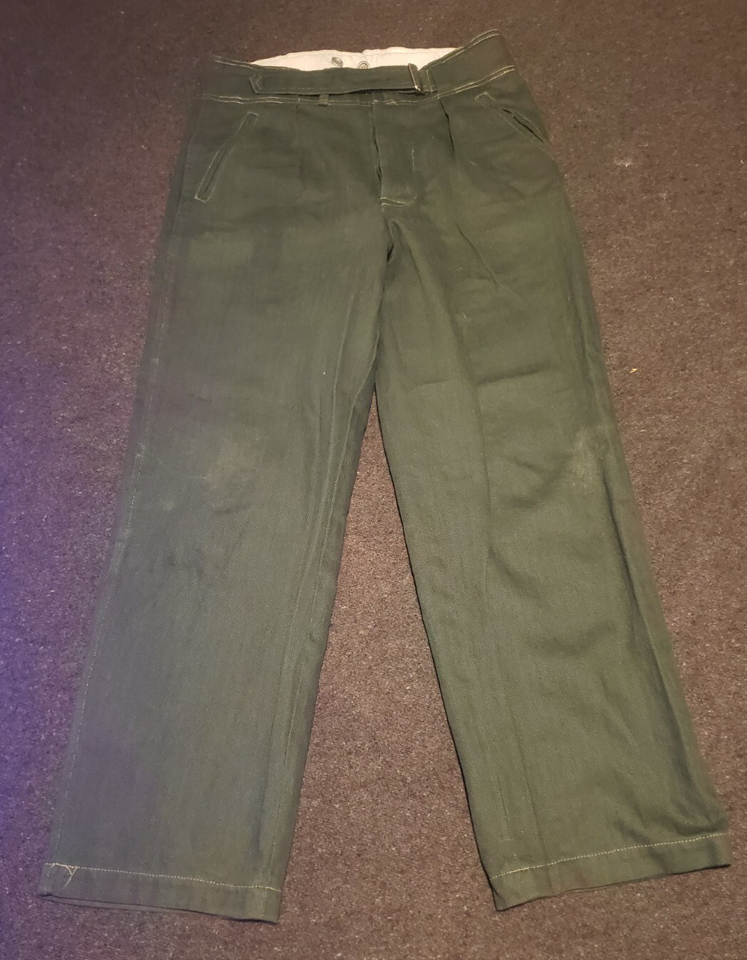WWII German Luftwaffe Hbt Pants Trousers Reproduction Repro | eBay