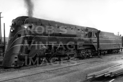 Chicago North Western CNW photo Steam Locomotive 4004 4-6-4 Art Deco | eBay
