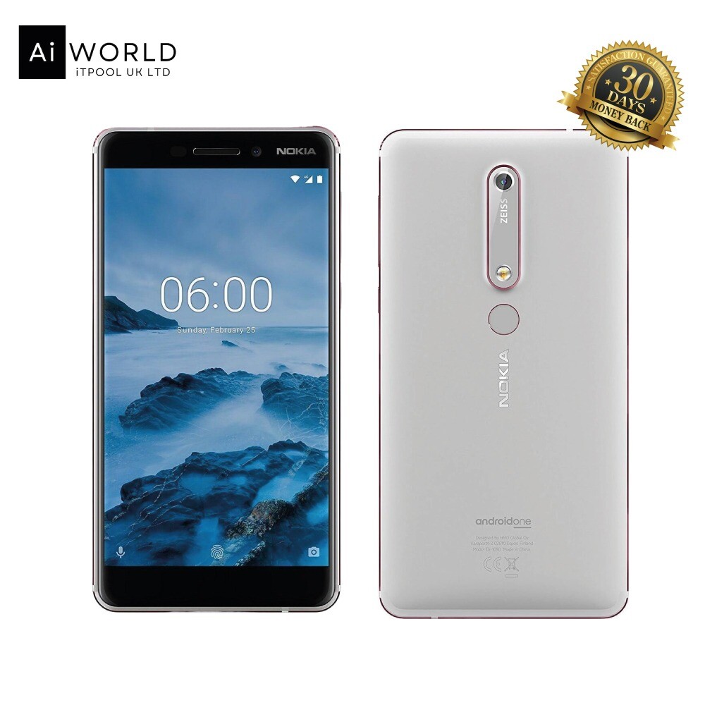 NOKIA 6.1 - 5.5” - 16MP - 3000mAh - 32GB/64GB - Black/Blue/White ...