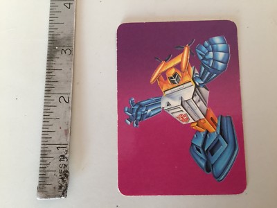 Transformers G1 Parts 1985 SEASPRAY bio tech card series 1 card 30 ...