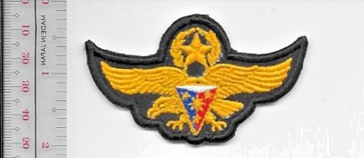 Philippines Air Force PAF Master Pilot Gold Wings Cloth Badge 2 x 3in ...