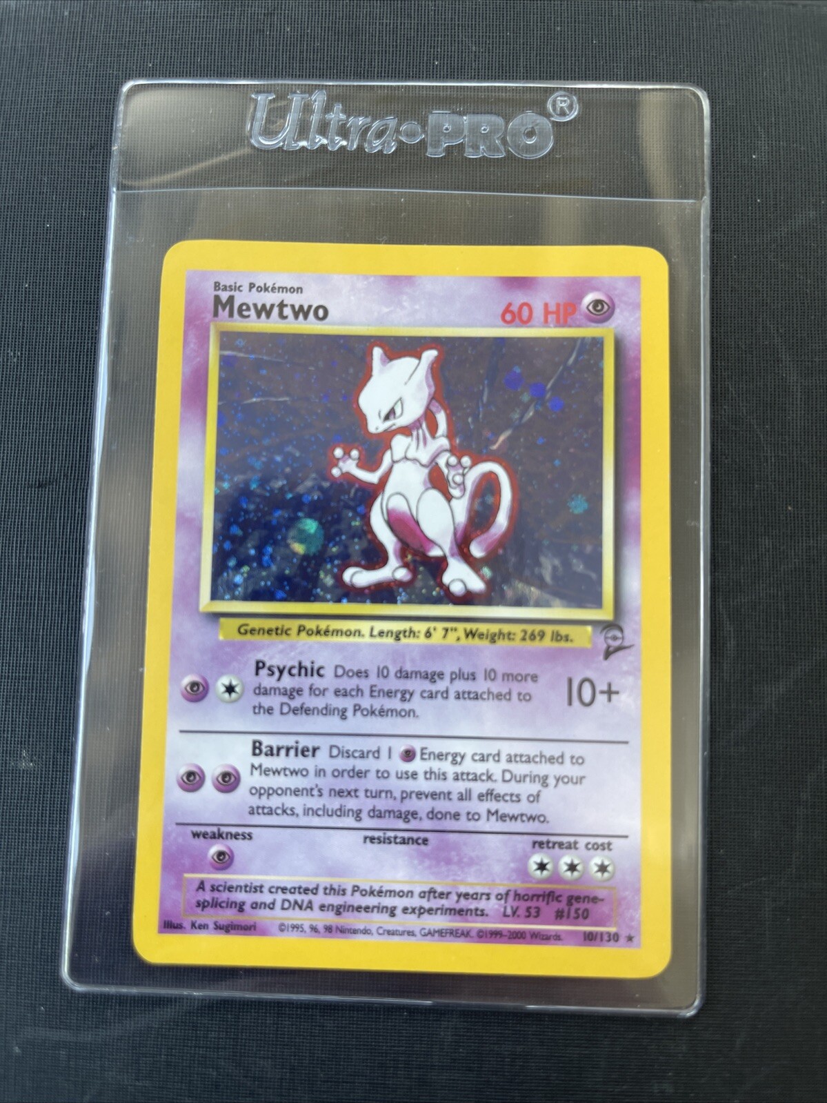 Pokémon TCG - Mewtwo Base Set 2 10/130 Holo Unlimited Holo Rare | eBay