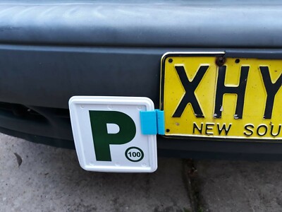 Pair of Plate Clips L & P Plate Holders | Clip On Many colours free ...