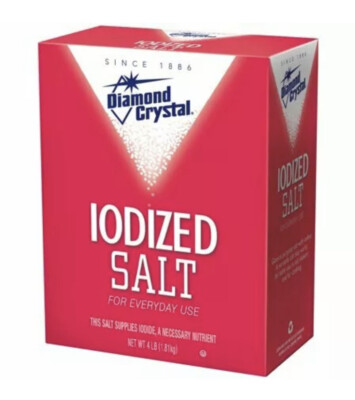 Diamond Crystal Table Iodized Salt 4lb - For Every Day Use-Kosher ...