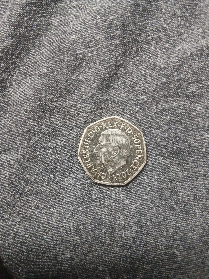King Charles III Coronation 50p Coin Extremely Rare in Mint Condition ...