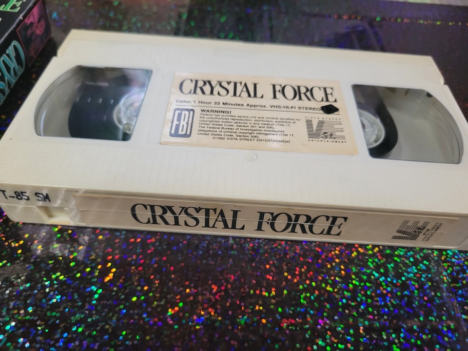 Crystal Force VHS 1992 Fantasy Horror Laura Keats SOV Rare NR White ...