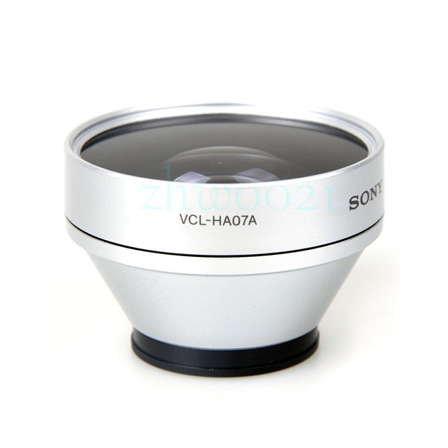 SONY VCL-HA07A Wide Conversion Lens for 25mm 30mm 37mm camcorders for ...