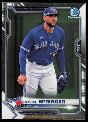 2021 Bowman Chrome #60 George Springer Toronto Blue Jays | eBay