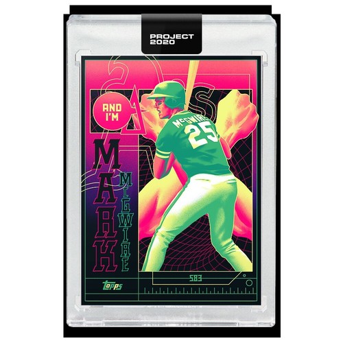 Topps PROJECT 2020 Card 276 - 1987 Mark McGwire by Matt Taylor (w/Box ...