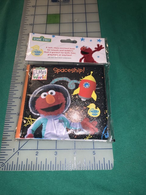 Sesame Street Bath Time Bubble Book Toy Elmo World KAPPA Publication ...