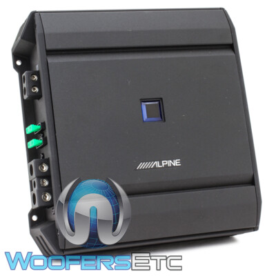 ALPINE S-A60M AMP MONOBLOCK 600W SUBWOOFERS SPEAKERS BASS 2 OHM ...