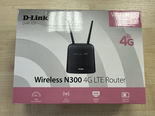 D-Link Dwr-920 Wireless N300 4g LTE Router for sale online | eBay UK