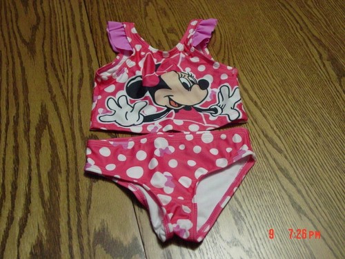 NWT Toddler Girls Minnie Mouse Tankini Swimsuit Bathing Suit set by ...