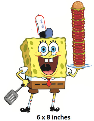 Spongebob Squarepants Decal Sponge Bob Wall Sticker Cartoon Peel Stick ...