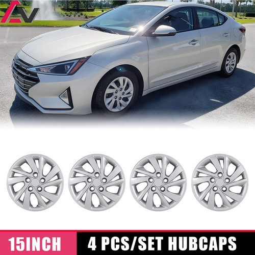 4x 15''Wheel Rim Cover Hubcaps For 2017-2020 Hyundai Elantra Sedan ...