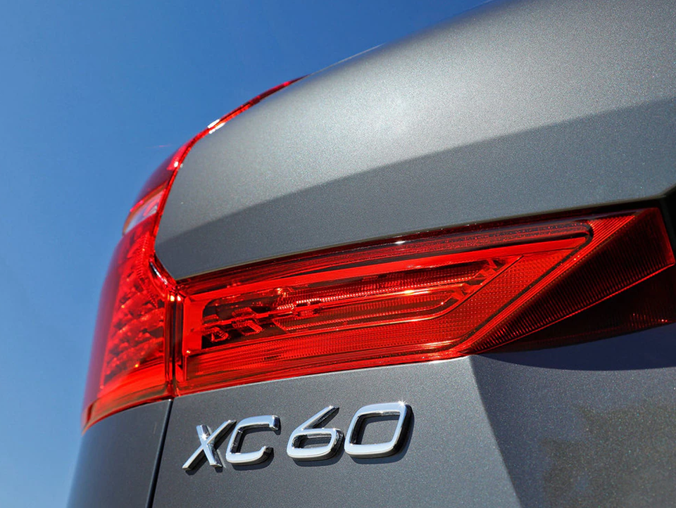 For VOLVO XC60 Bright Silver Rear Boot Trunk Emblem Sticker Letter ...