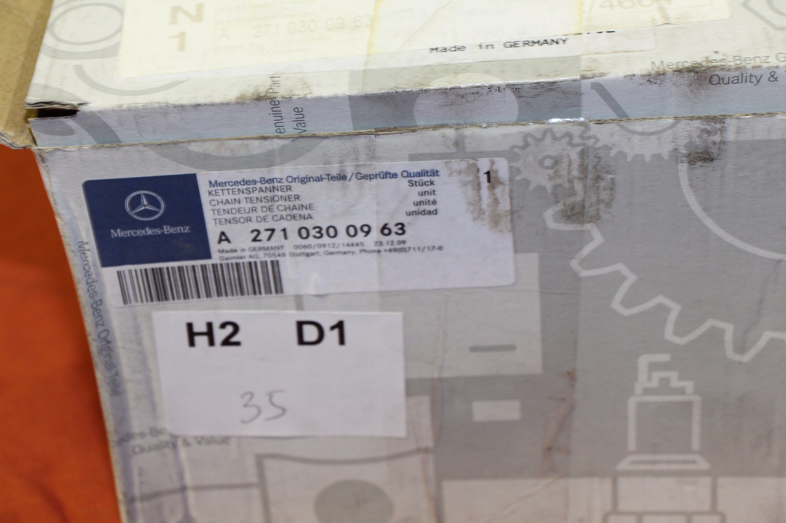 Original Mercedes W211 W204 W203 S204 CL203 - Kettenspanner 2710300963 ...