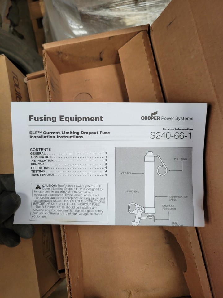 EATON FAK44W30 ELF FUSE 17.2KV DROPOUT CURRENT LIMITING 27KV 30A | eBay