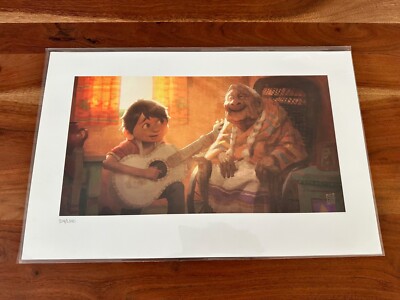 Disney Pixar Coco Crew Gift signed & numbered art print #304 of 1,300 ...