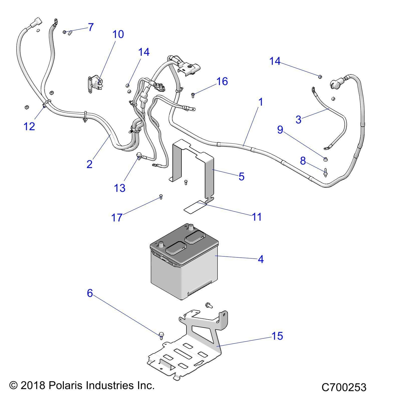 Polaris New OEM Battery 30 Amp Hour Type AGM, Part 4014609 | eBay