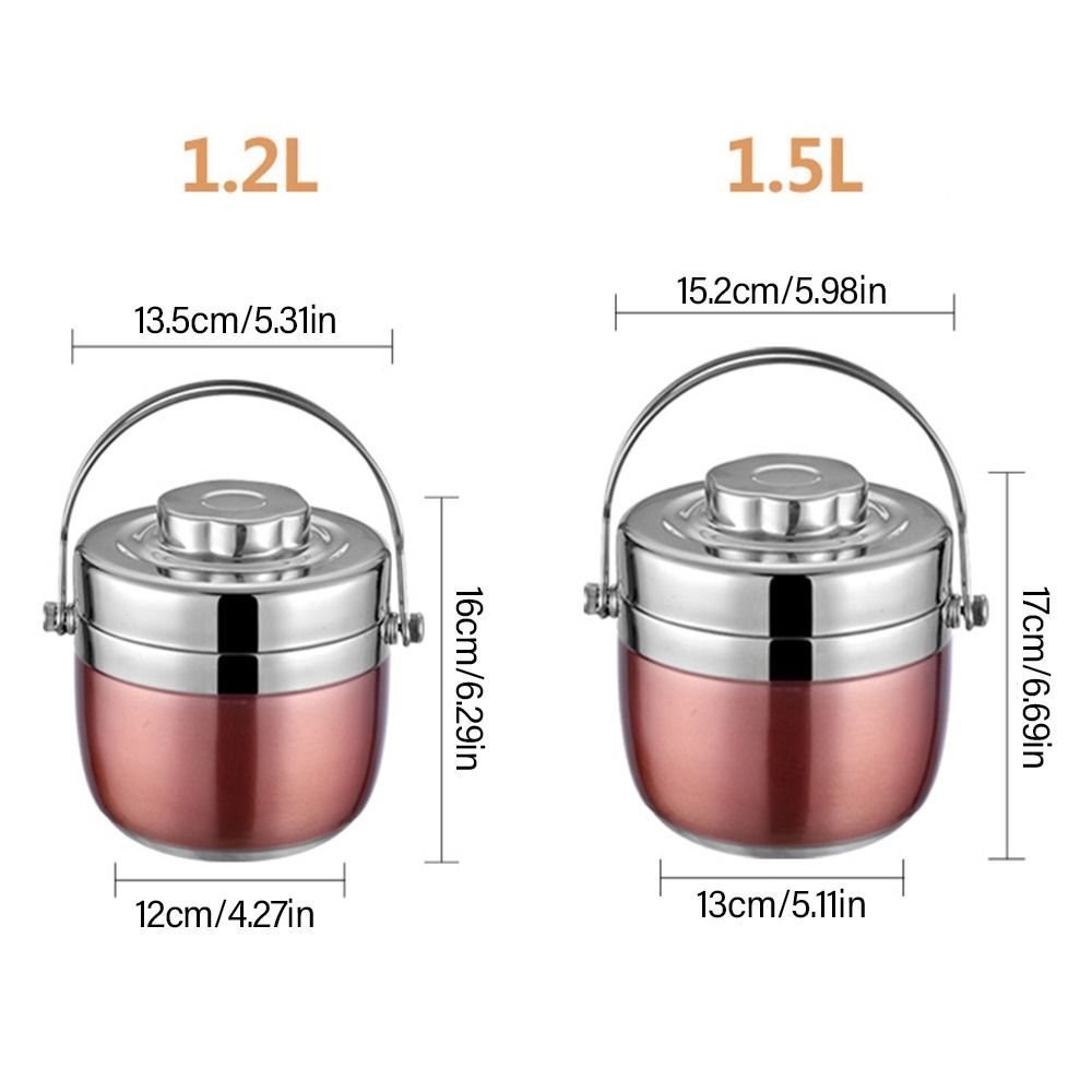 Leakproof Bento Box with Handle Thermal Insulation Lunch Box Food ...