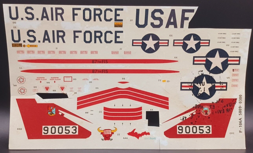 Monogram | No. 5809 | 1:48 F-106 Delta Dart Decals | eBay