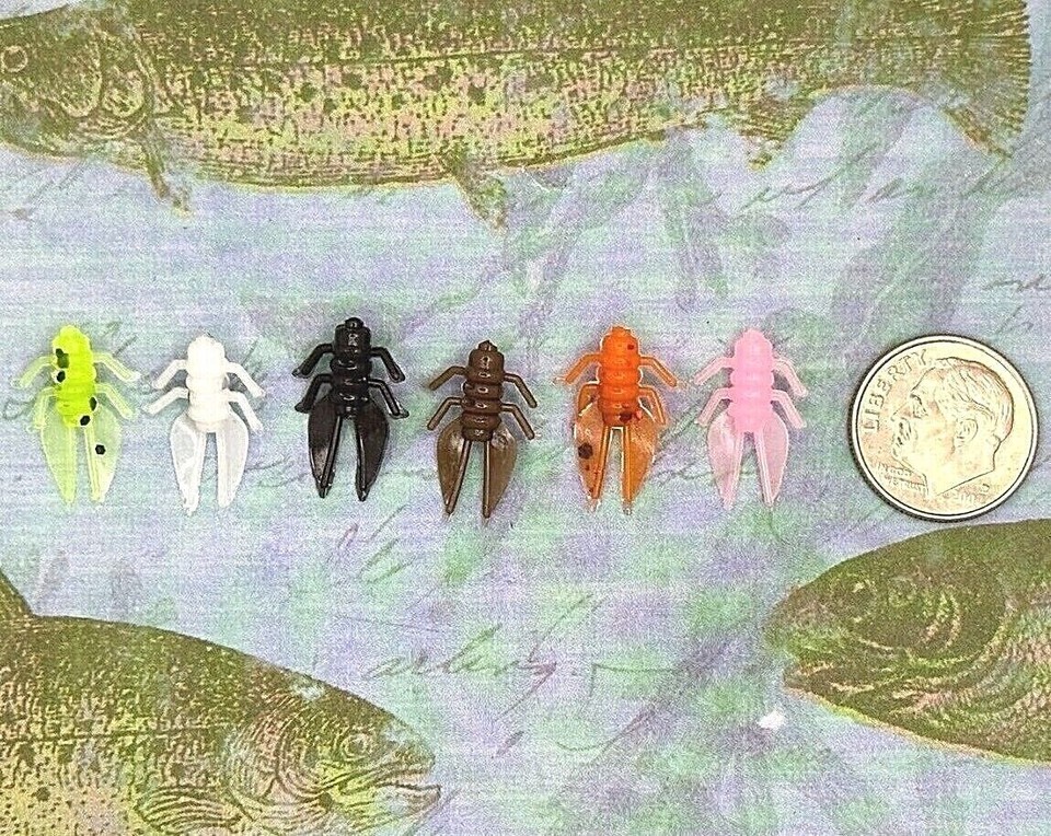 Mini Multi-Packs-90-120 Jigs Per Set-Soft Plastic Ice Fishing Panfish ...